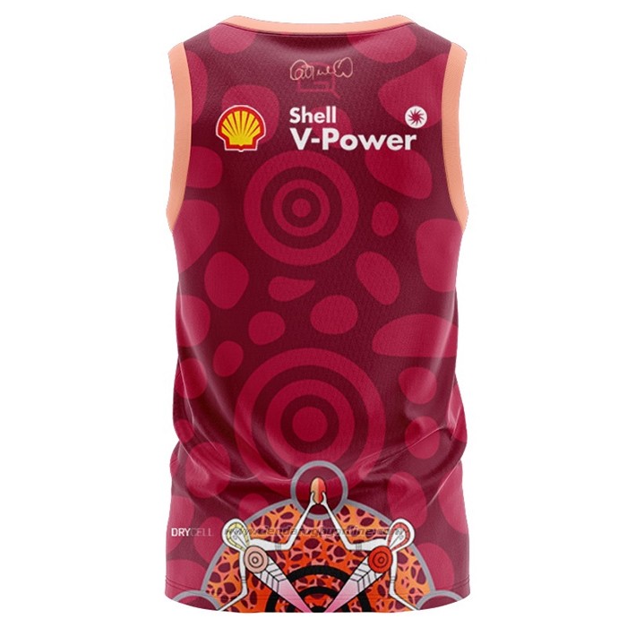 Tank Top Queensland Maroons Rugby 2024 Indigena - Envio gratis